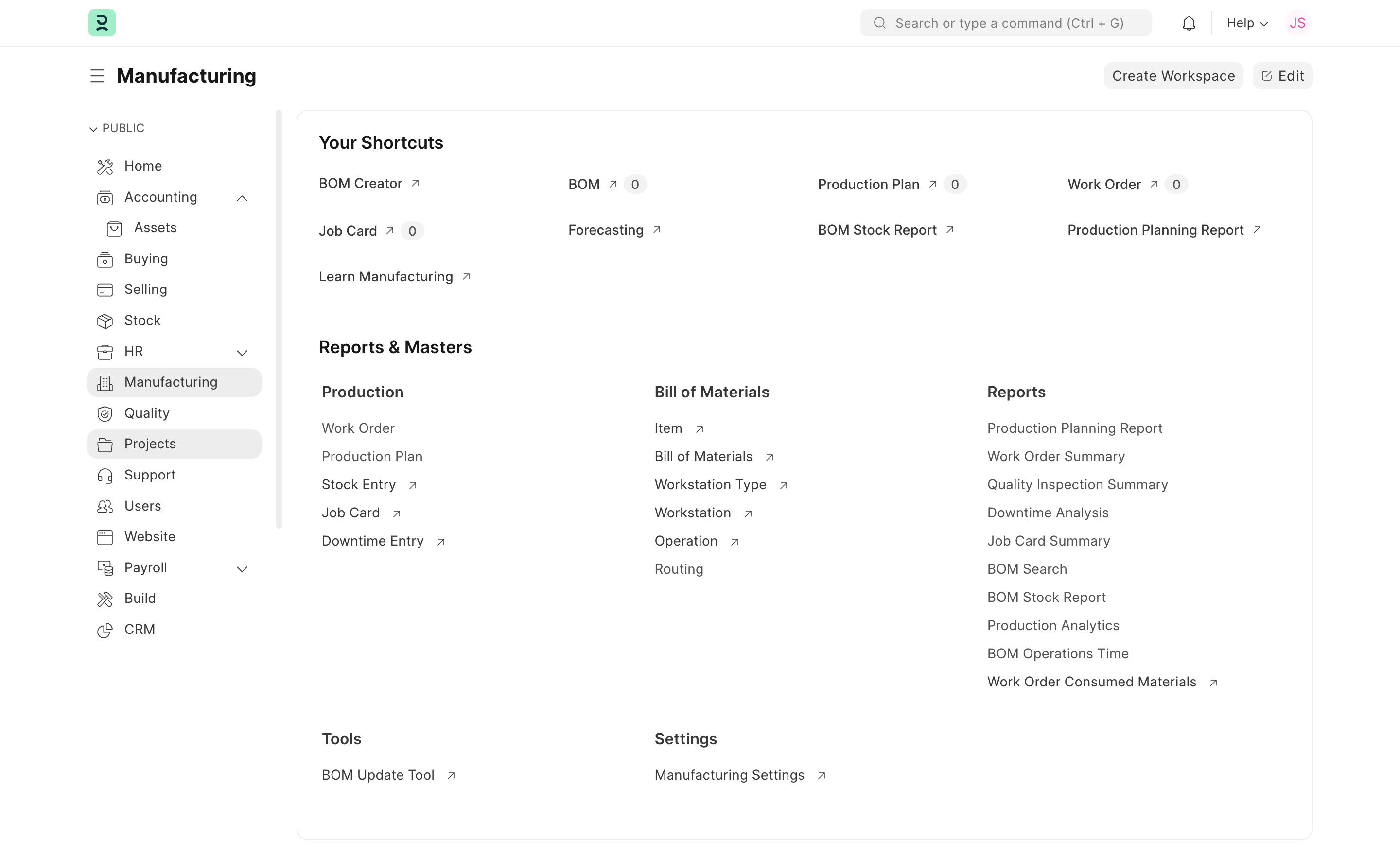 Module wise features