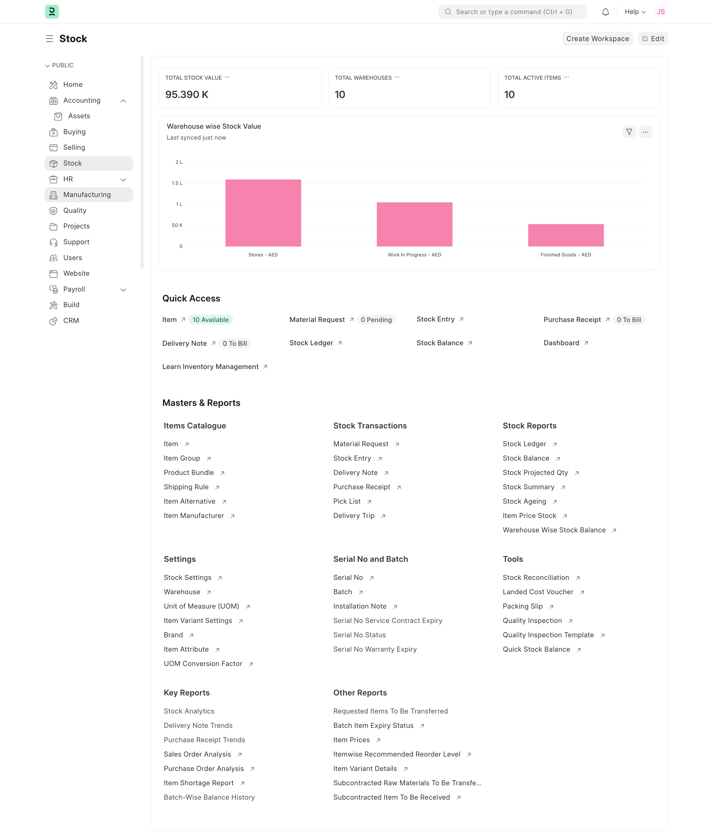 Module wise features
