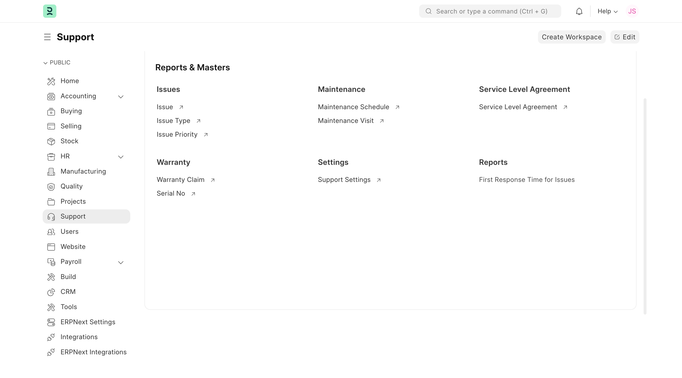 Module wise features